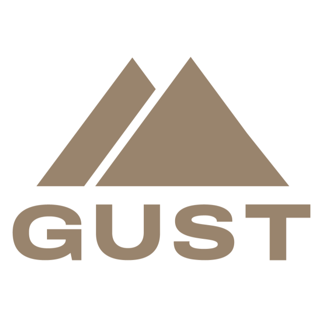 Gust Logo Paul Klee Red | PSTR Studio